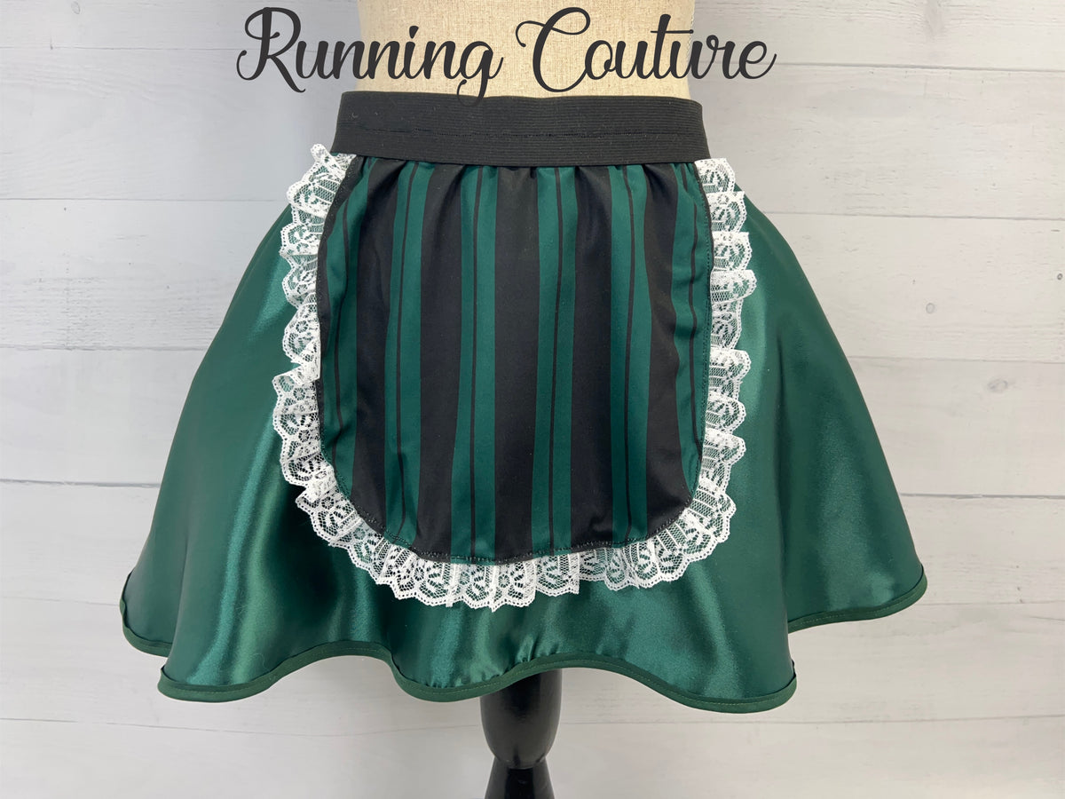 Haunted Mansion Maid inspired women's satin running skirt – Running Couture